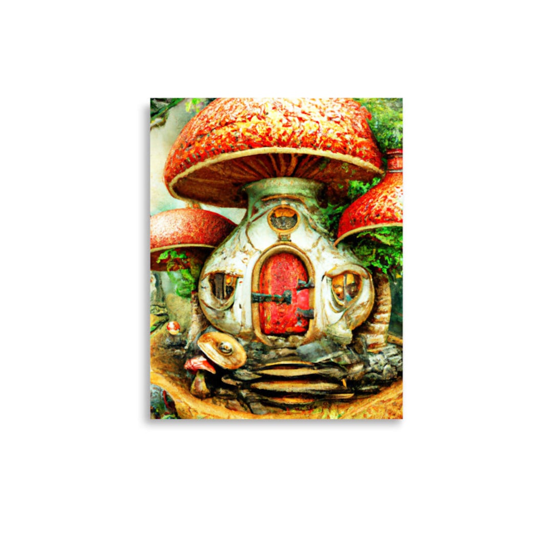 Troll House Poster, Troll Decorations, Kids Wall Decor, Cartoon Posters ...
