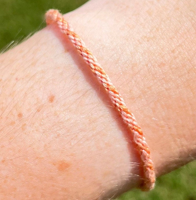 The Pastel Collection Friendship Bracelets - Pastel Rainbow - Etsy