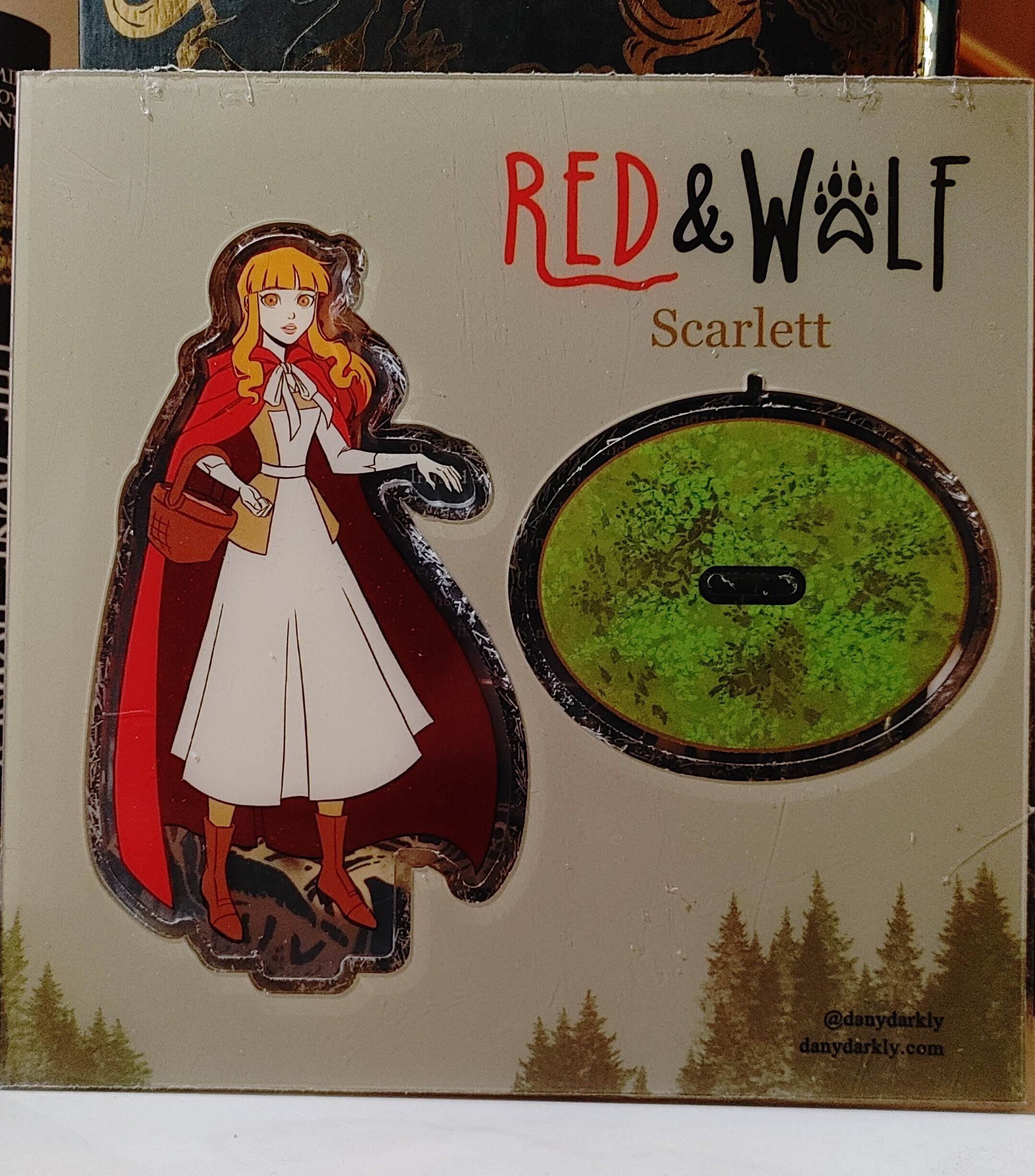 Red & Wolf Acrylic Standees - Etsy