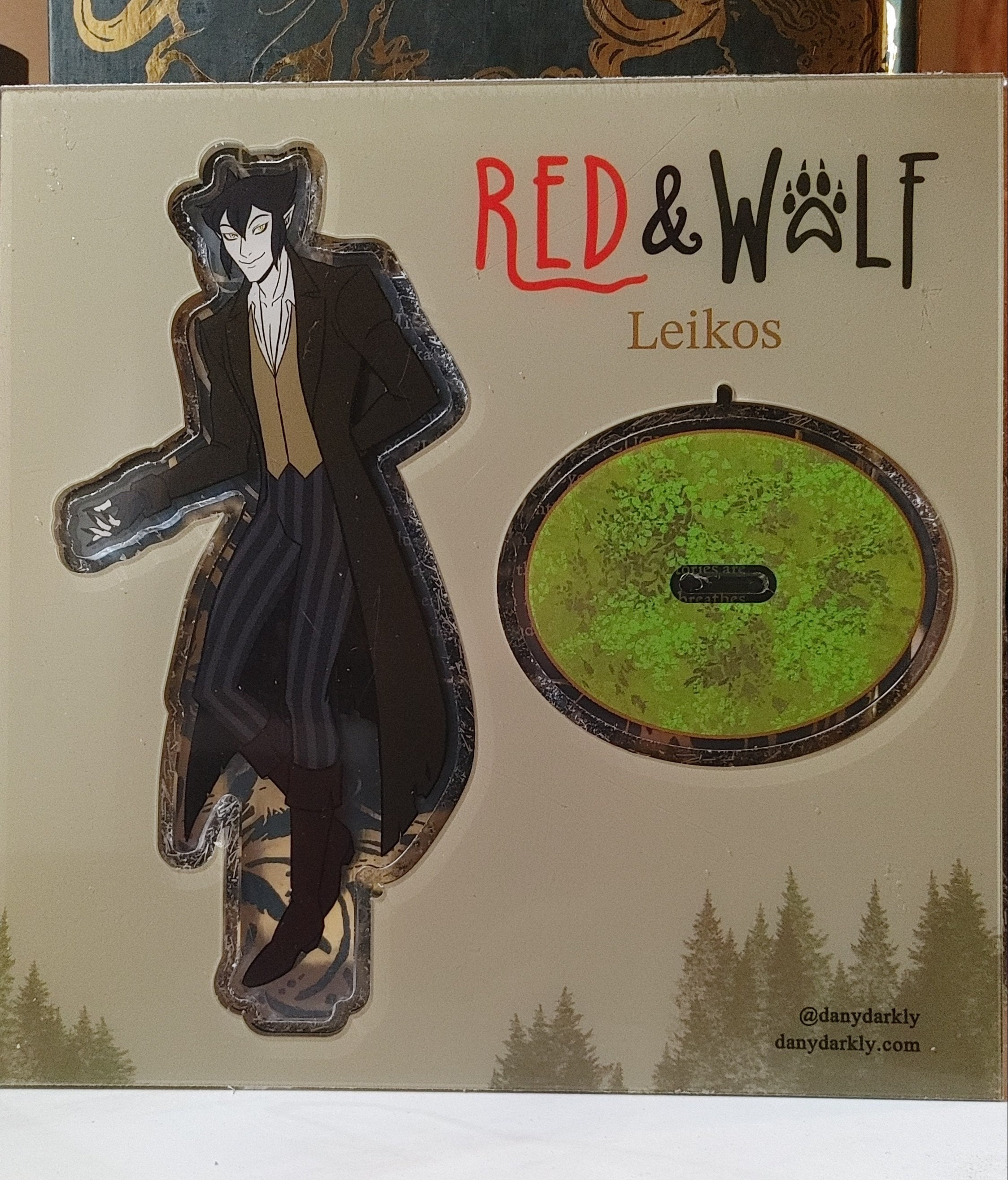 Red & Wolf Acrylic Standees - Etsy