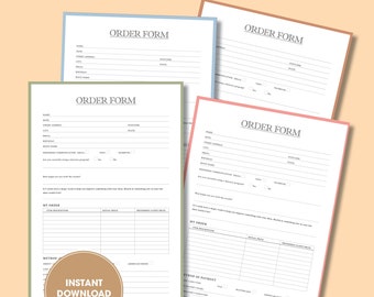 Arbonne Order Forms - Etsy