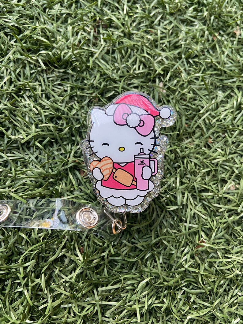 Boujee Kitty Badge Reel - Etsy