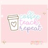 Iced Coffee Girly Laptop Sticker Tumbler Sticker Iced Coffee Sticker - Etsy