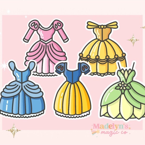 Dress Stickers - Etsy