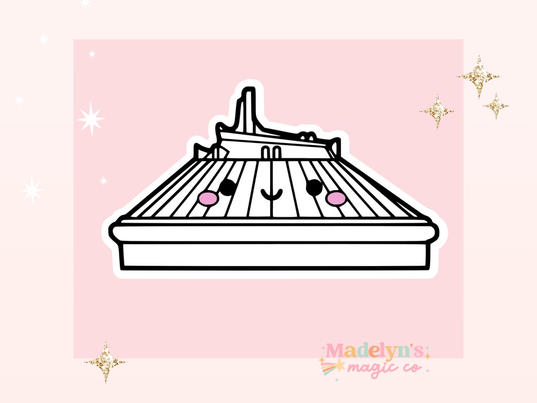 Space Mountain ~ Disney Sticker ~ Tomorrowland Sticker ~ Magic Kingdom ...