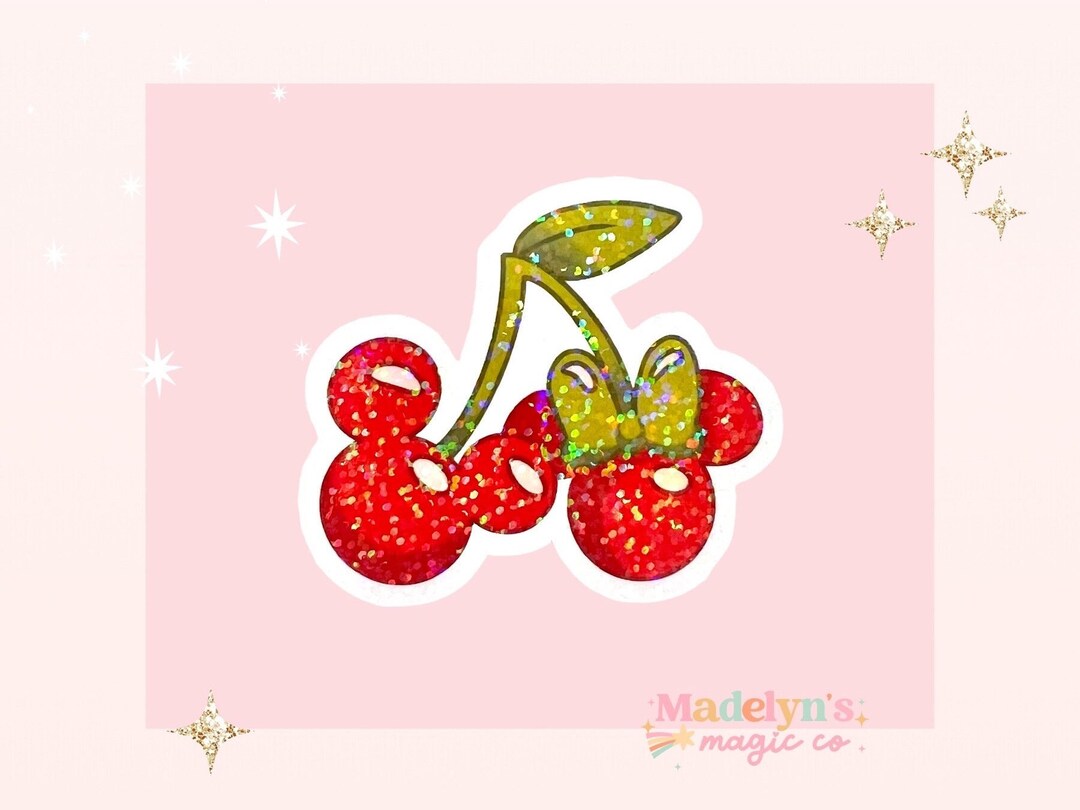 Mickey and Minnie Cherry Sticker ~ Sticker for Phone Stickers~ Stickers ...