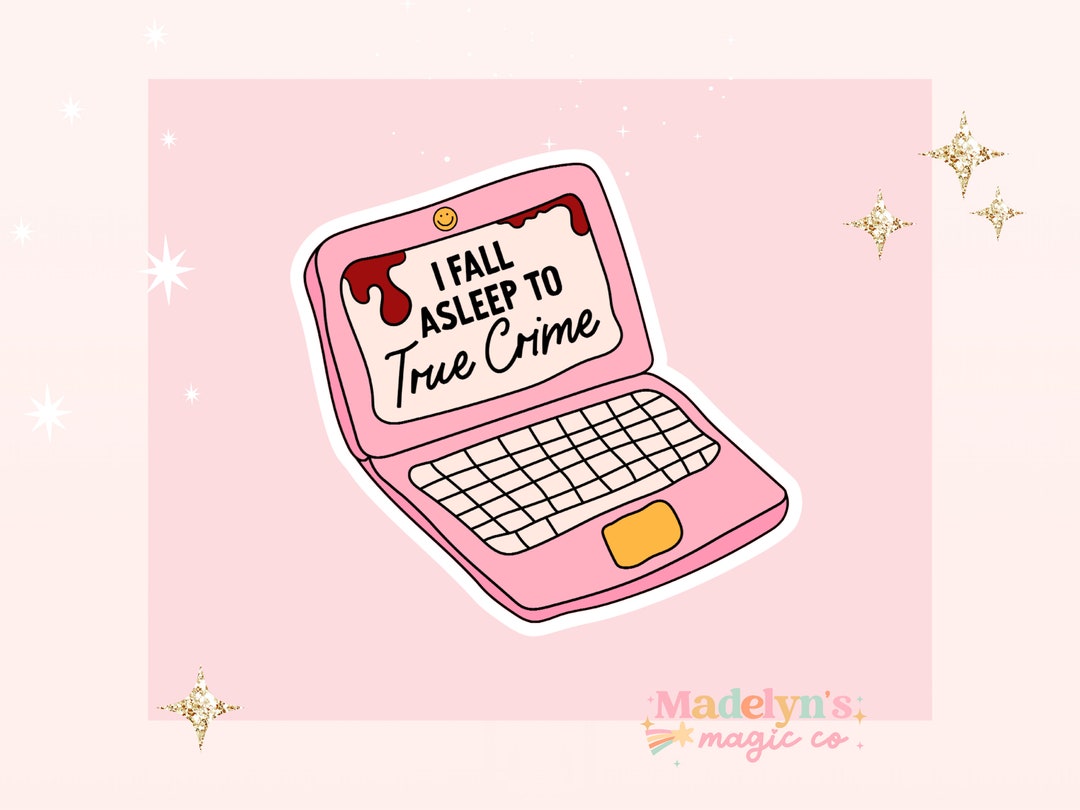 True Crime Sticker ~ Book Sticker ~ Bookish Sticker ~true Crime Girl - Etsy