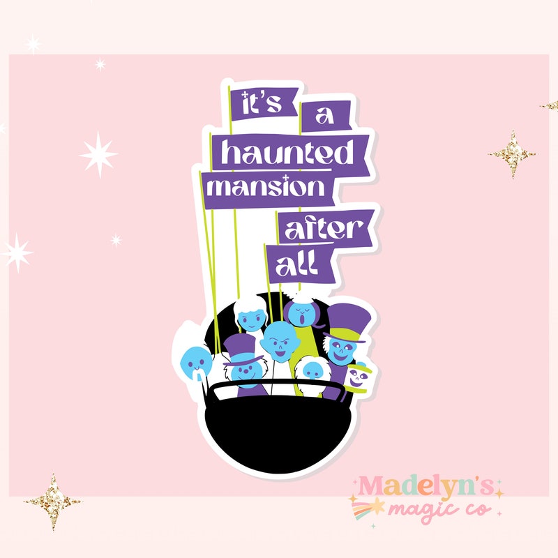 Haunted Mansion Sticker - Etsy