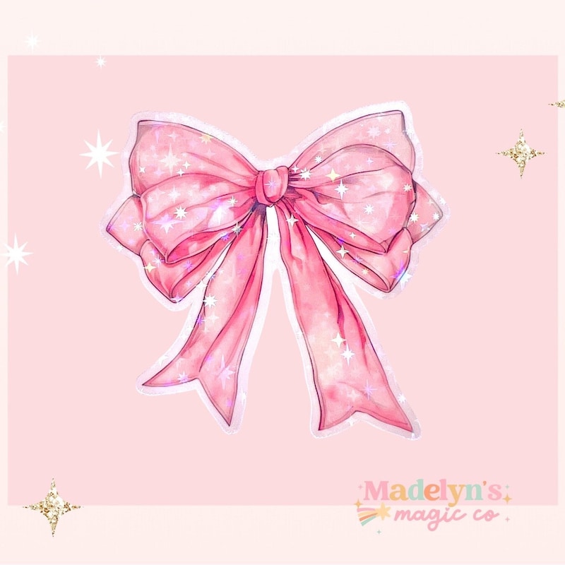 Bow Stickers - Etsy