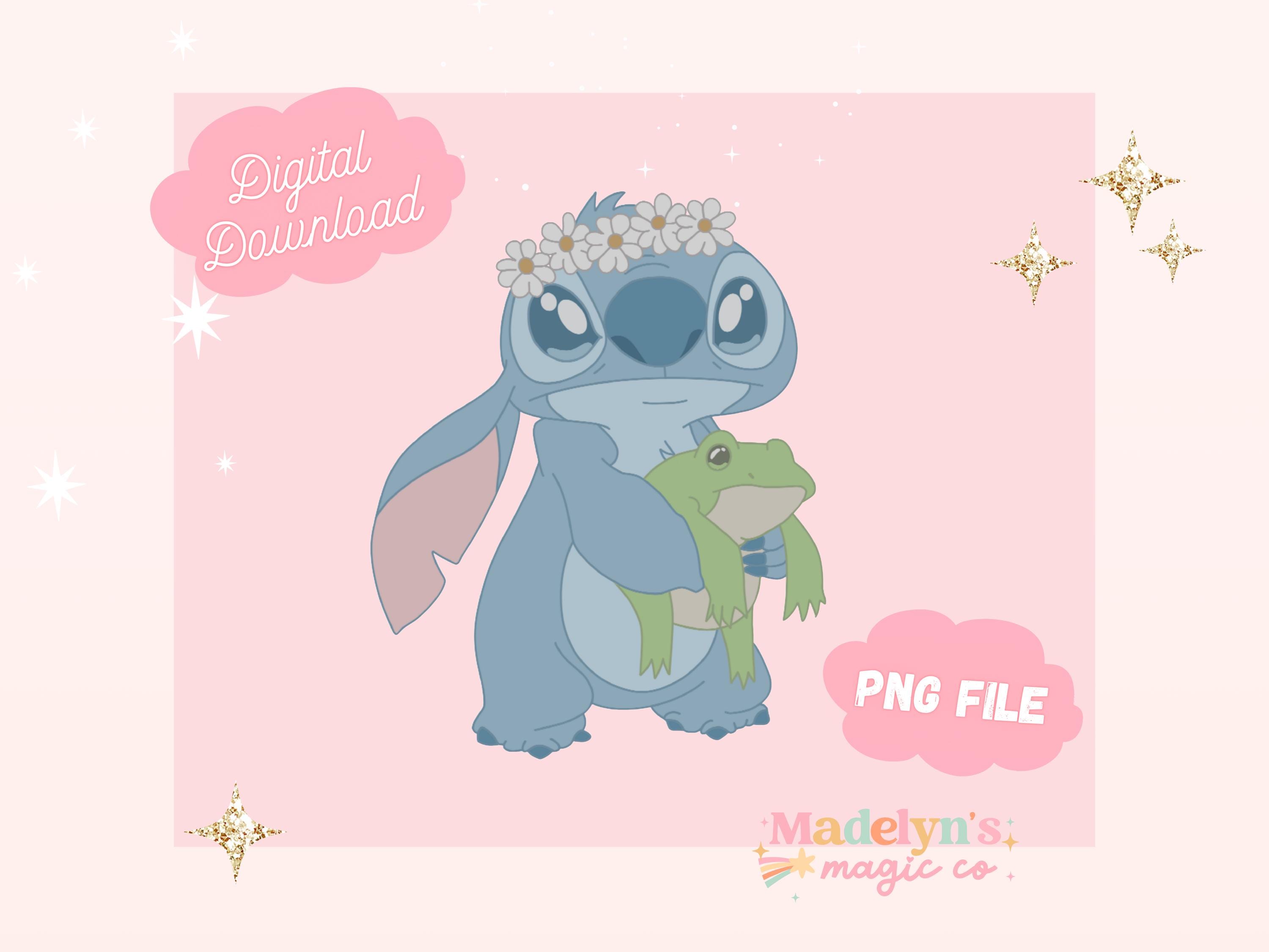 Stitch With Frog PNG ~ Stitch Png ~ Stitch Clipart ~ Stitch Download - Etsy