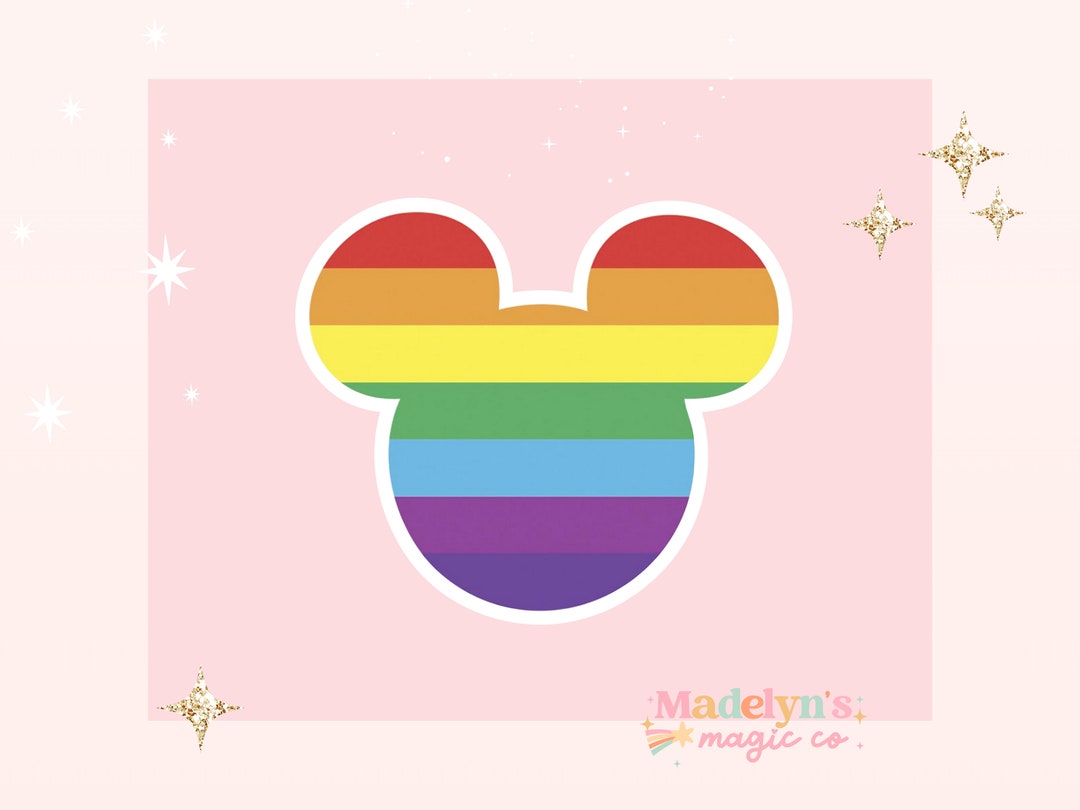Mickey Pride Sticker ~ Disney Sticker ~ Disney Pride Sticker ~ Magic ...