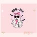 Pink Ghost Sticker ~ Girly Ghost ~ Halloween Sticker ~ Pink Halloween ...