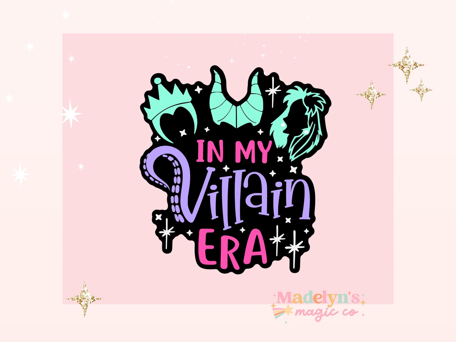 Villain Era Sticker ~ Laptop Sticker ~ Disney Sticker ~ Mickey Sticker ...