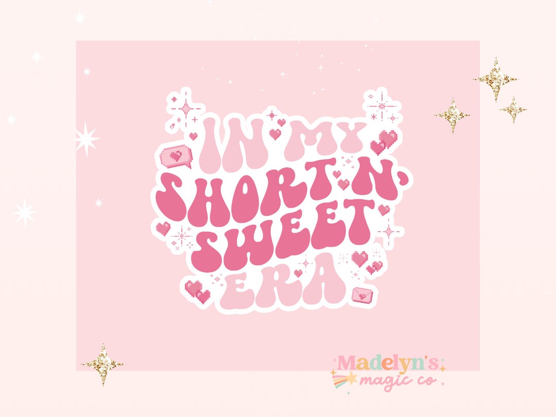 Short N Sweet Sticker ~ Funny Sticker ~ Laptop Sticker ~ Water Bottle ...