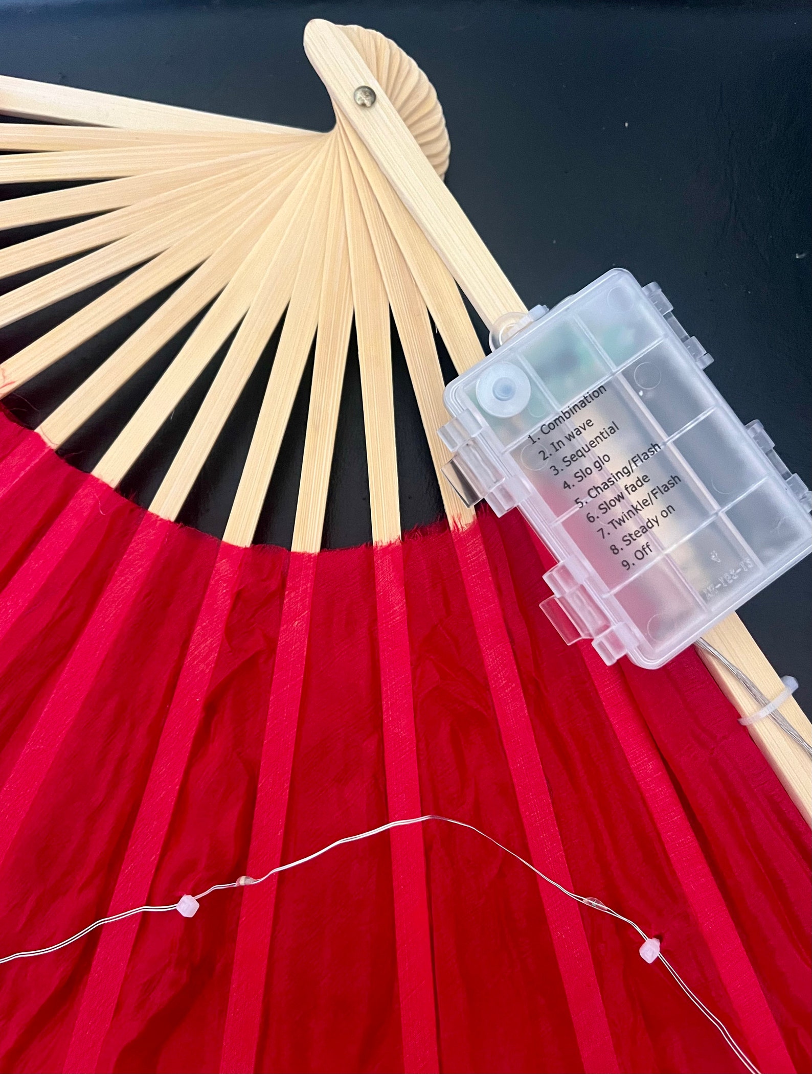 LED Rainbow Silk Fans Sold as a Pair - Etsy