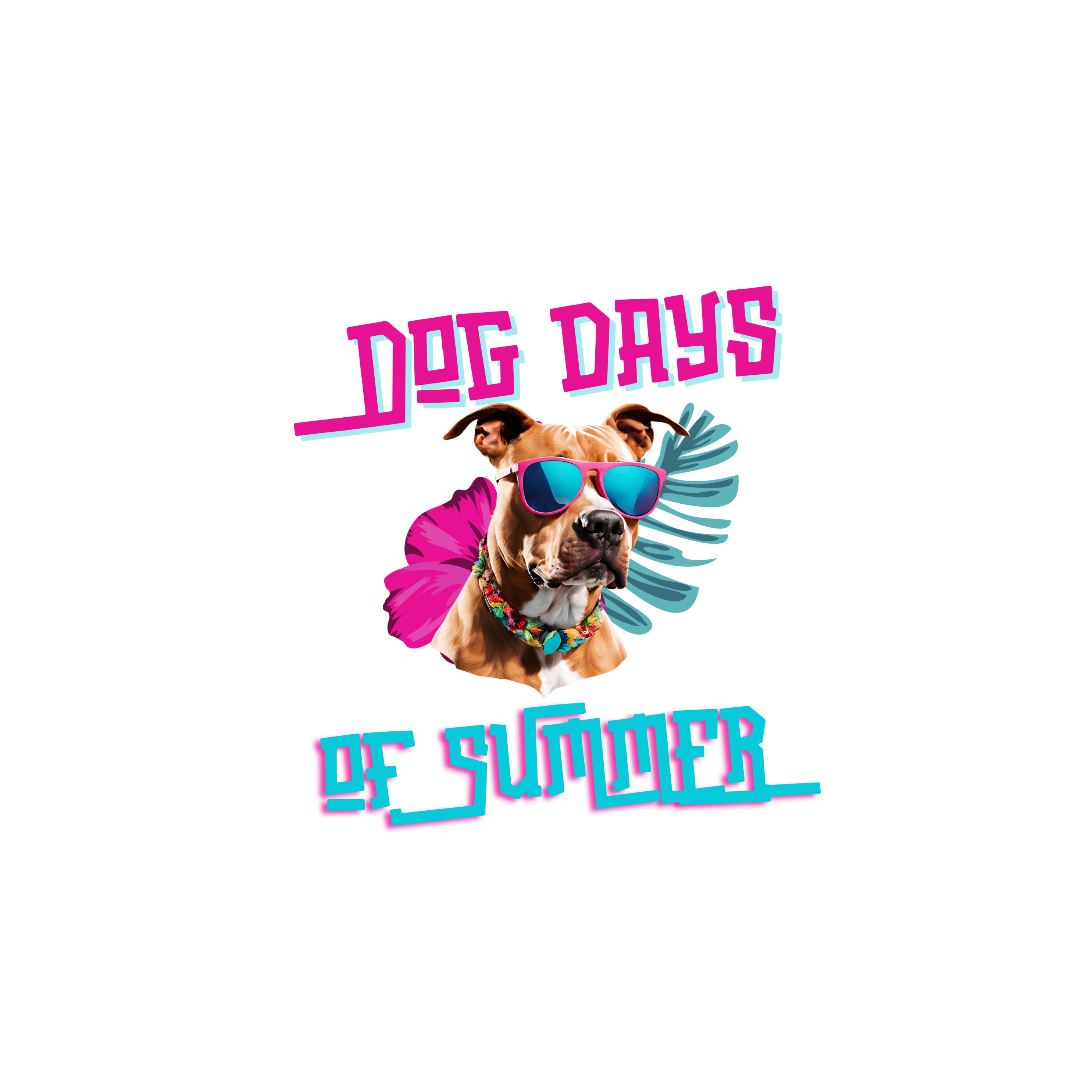 Dog Days of Summer Pink PNG - Etsy