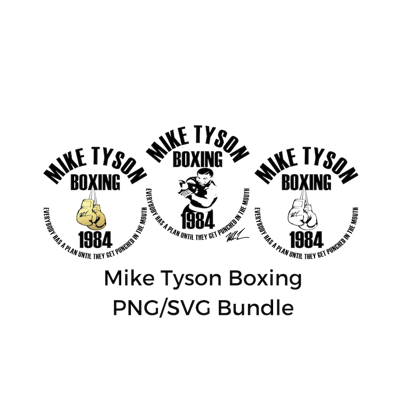 Tyson Boxing Bundle PNG SVG - Etsy