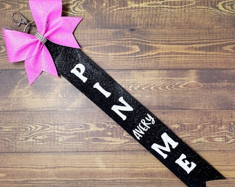 Pin Me Ribbon Pin Me Cheer Pin Me Bag Tag - Etsy UK