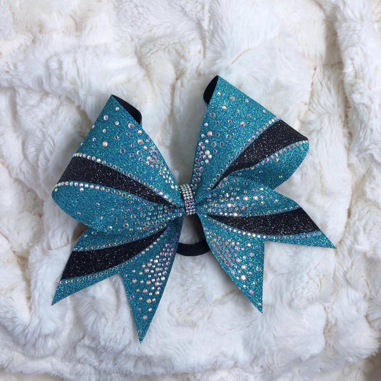 Competition Cheer Bow, Rhinestone Glitter Bow, Team Bows - Etsy