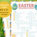 Easter Crossword Puzzle | Printable Easter Game | Easter Activity for ...