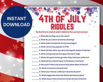 Fourth of July Word Search Printable Game, 4th of July Game, Printable ...