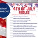 4th of July Riddles Printable Game, 4th of July Game, Printable Family ...