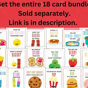 Printable Valentine's Day Cards. Instant Download Kids Valentine's Day ...