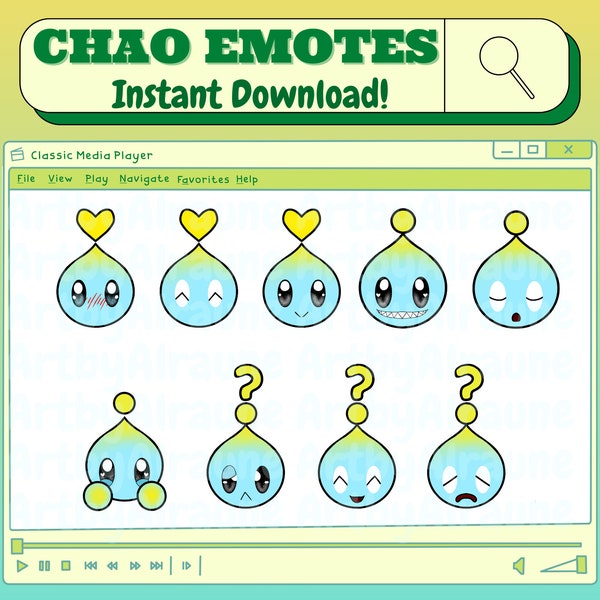 Sonic the Hedgehog Twitch Emotes - Etsy