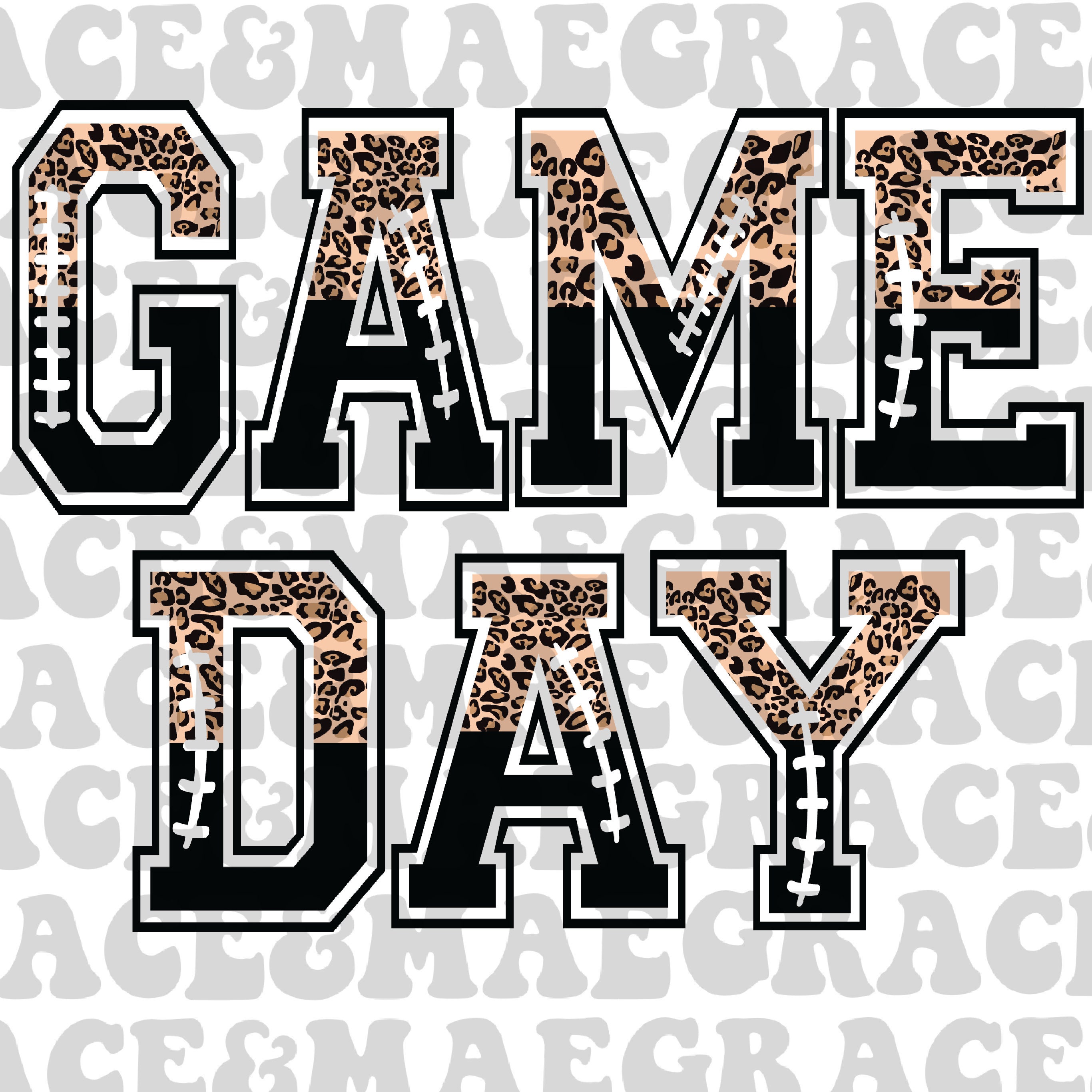 Game Day Png, Game Day, Football Png , GA, Lightning Bolt, Leopard PNG ...
