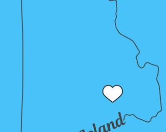 University of Rhode Island Poster - Etsy