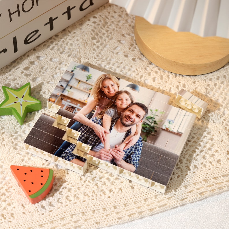 Photo Building Blocks, Picture Blocks Ornament, Photo Block Decoration ...