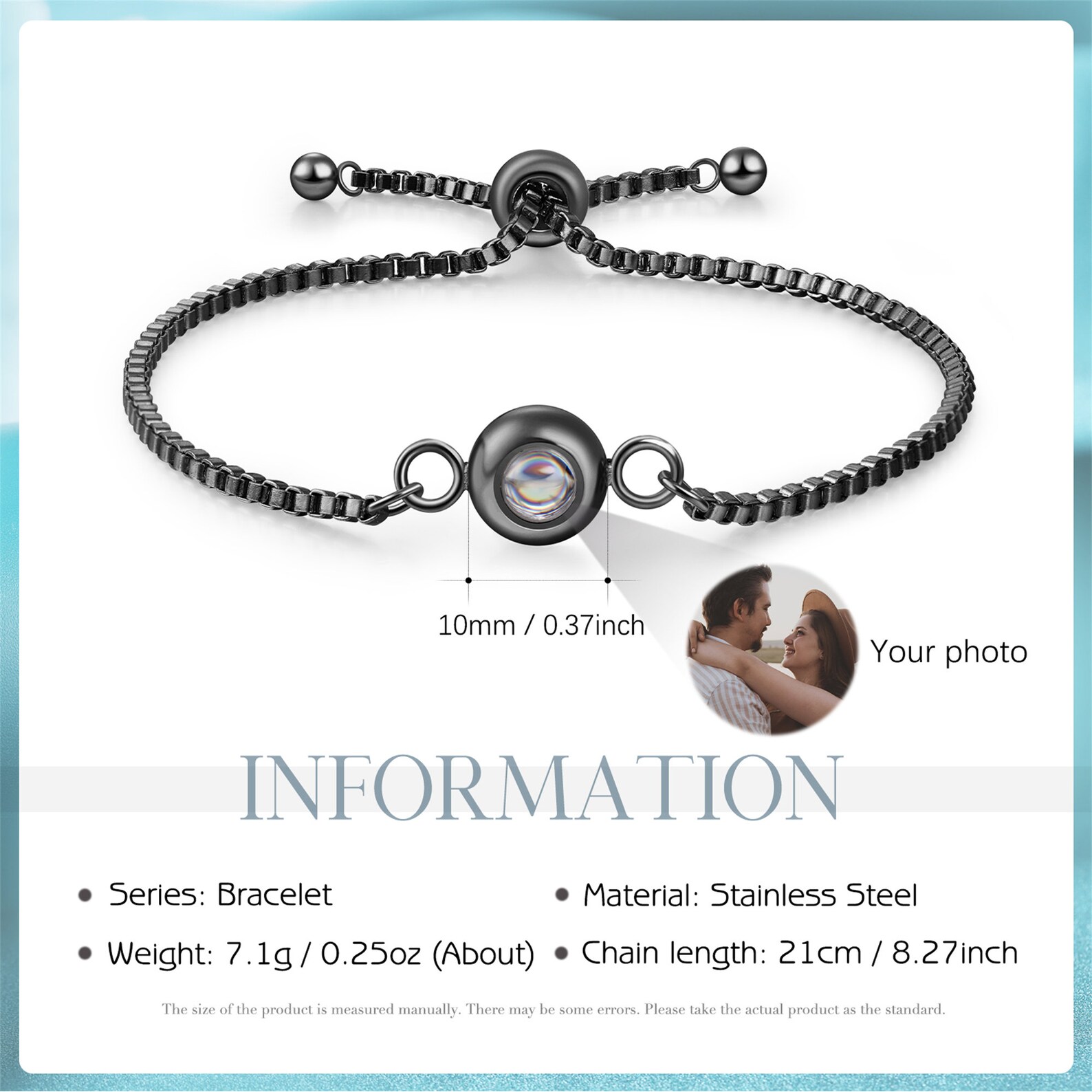 Picture Projection Bracelets, Custom Photo Bracelet, Bracelet With ...