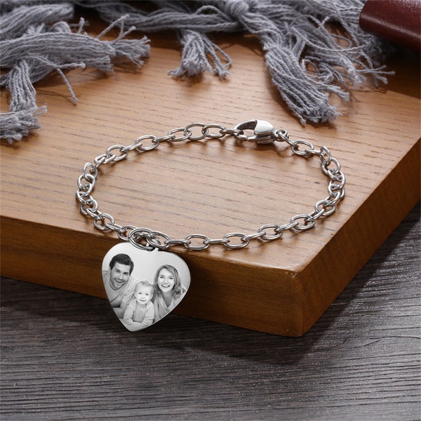 Bracelet With Picture Memory - Etsy
