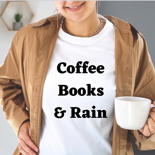 Coffee Books Rain - Etsy