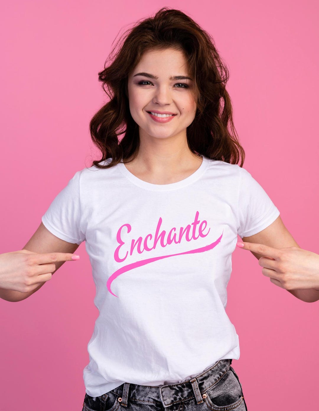 Enchante (french for Delighted) .png to Print or Convert to DTF for a ...