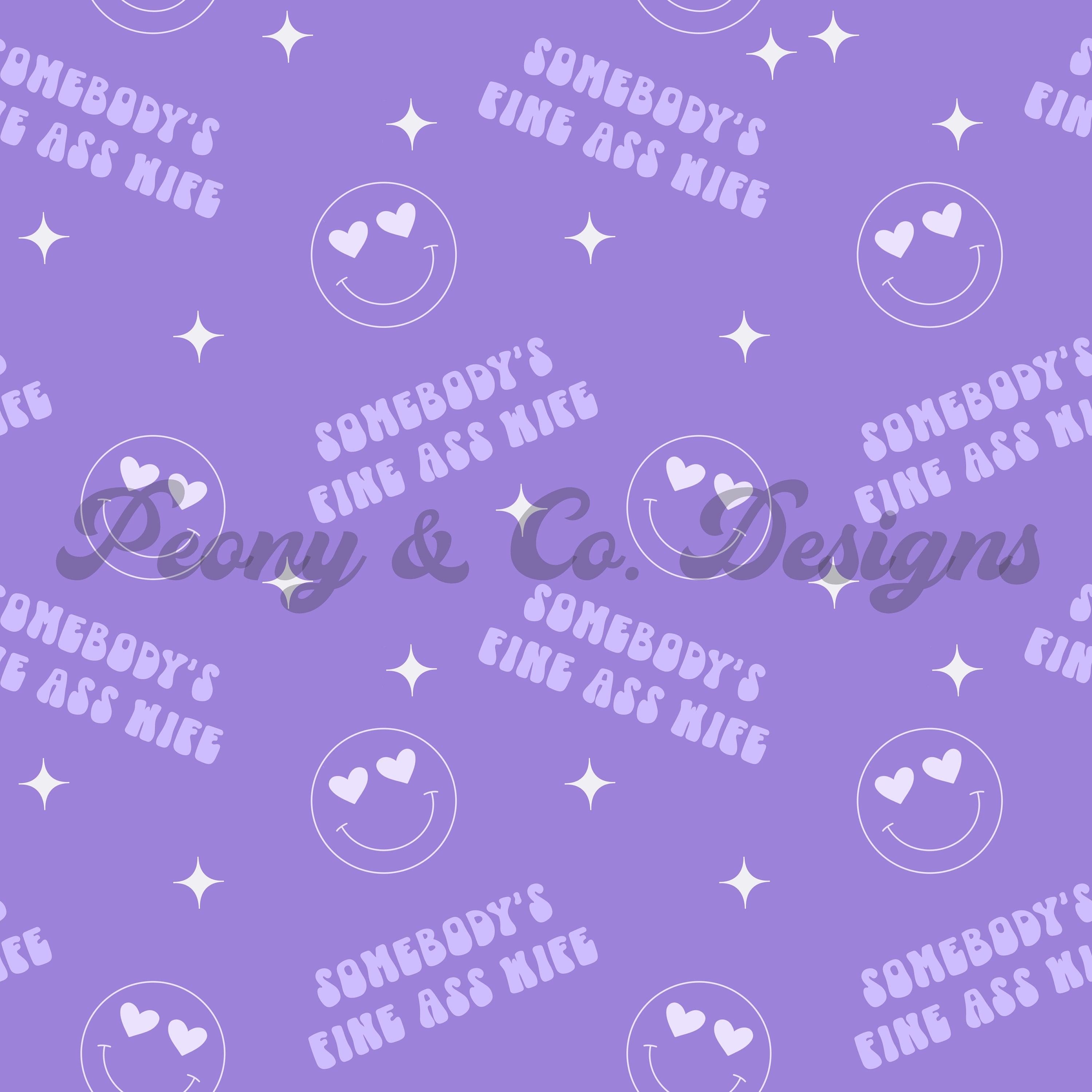 Somebody's Fine Ass Wife Seamless Pattern, Trendy Repeat Pattern ...