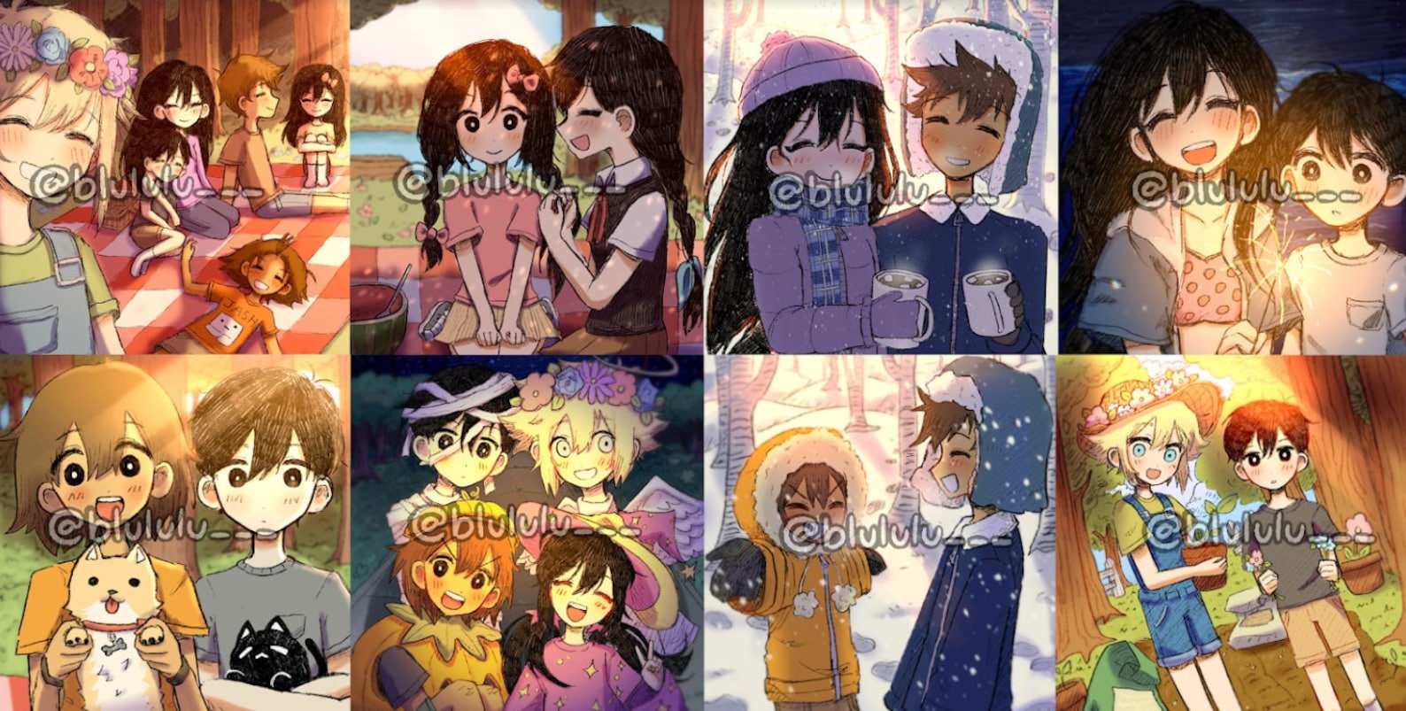 8 Pcs OMORI Photocard Set - Etsy Canada