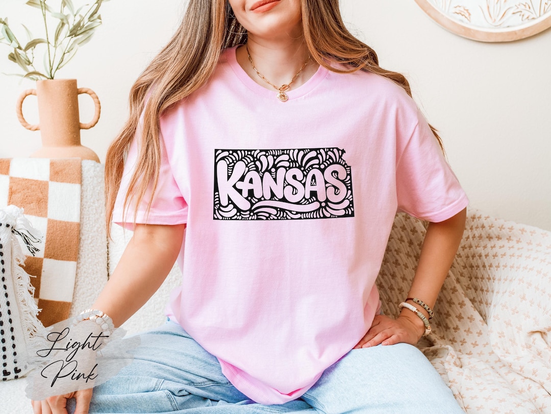 Kansas State Shirt, Kansas Map Shirt, Kansas Lover Shirt, Kansas Travel ...