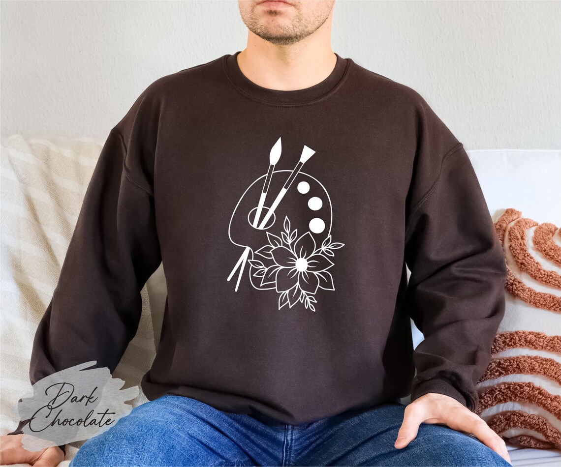 Painting Sweatshirt, Art Lover Sweatshirt, Artist Sweatshirt, Art ...