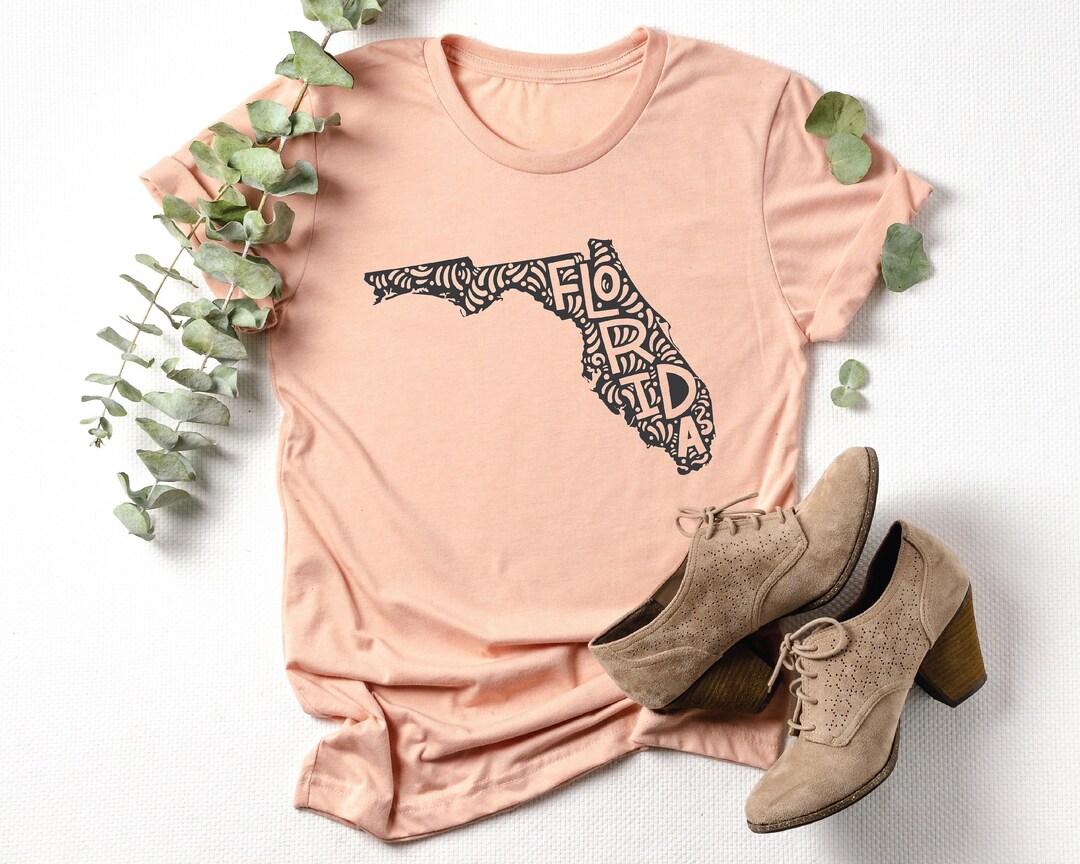 Florida State Shirt, Florida Map Shirt, Florida Lover Shirt, Florida ...