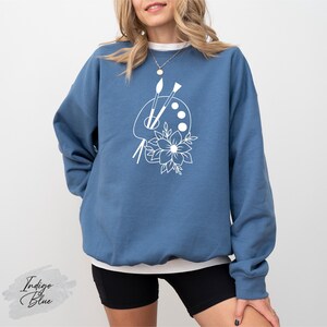 Painting Sweatshirt, Art Lover Sweatshirt, Artist Sweatshirt, Art ...