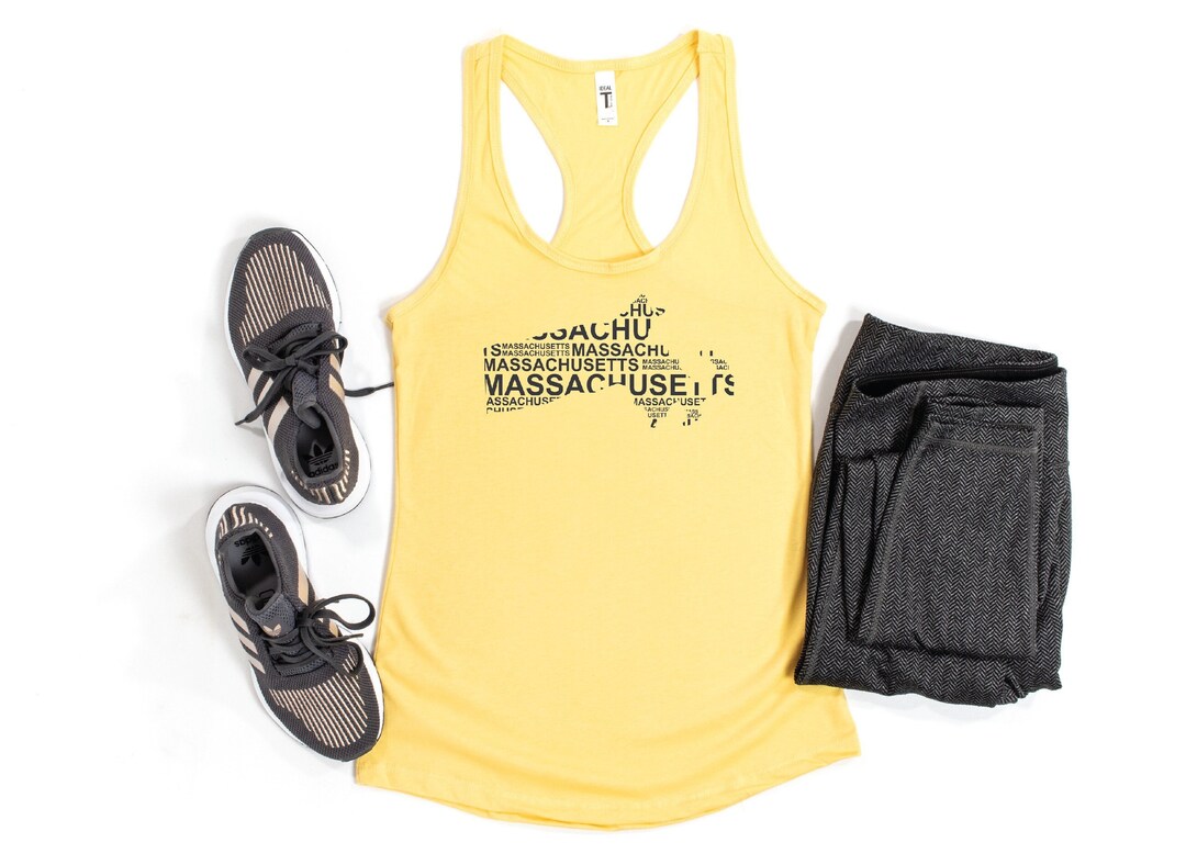 Massachusetts Map Tank Top, Massachusetts Lover Tank, Massachusetts ...