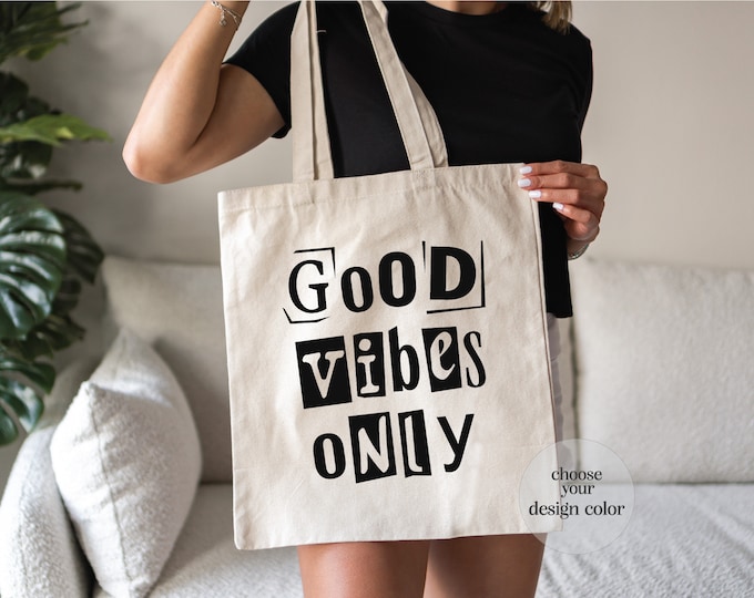 Happiness Tote Bag, Friendly Bag, Positive Bag, Everyday Bag ...