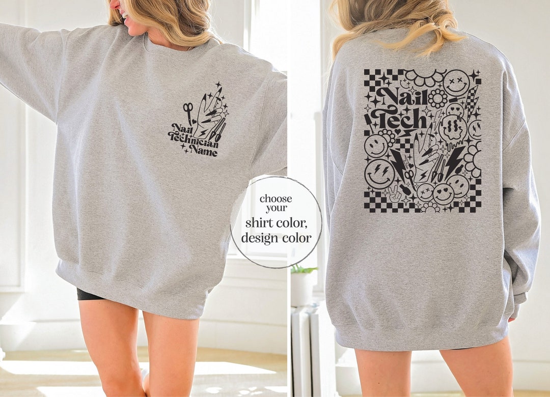 Nail Tech Sweatshirt, Nail Studio Gift, Nail School, Esthetician Gift ...