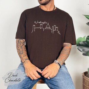 Washington DC Shirt, Washington Skyline Shirt, Washington Trip Shirt ...