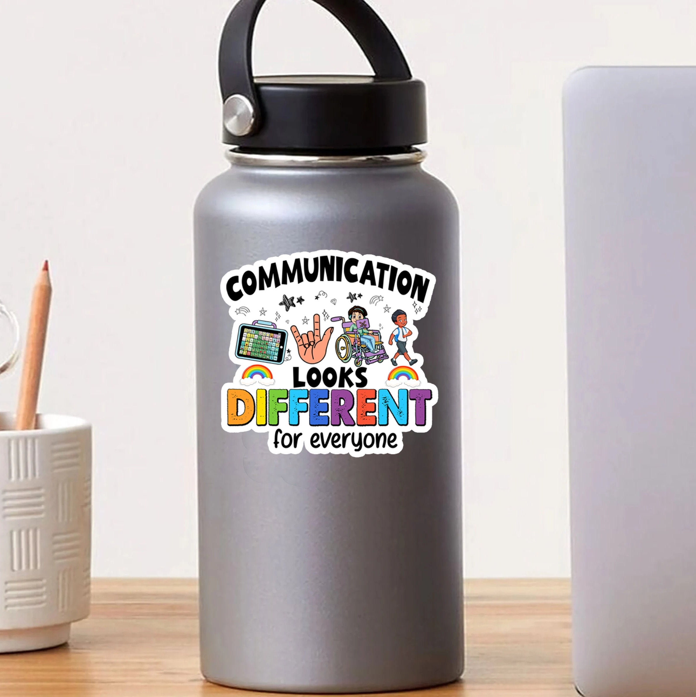 Autism Sticker, Communication Is Different Sticker, Speech Pathologist ...