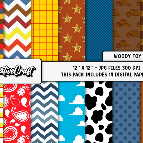 Toy Story Papers - Etsy