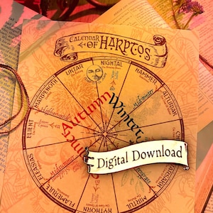 Dnd Calendar Wheel- Printable Calendar With Lunar Cycles and Holidays ...