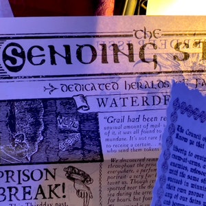 Editable Fantasy Newspaper Kit for DND, TTRPG, RPG – the Sending Stone ...