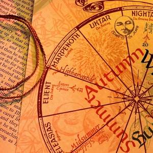 Dnd Calendar Wheel – Forgotten Realms, Lunar Cycle (printable) - Etsy